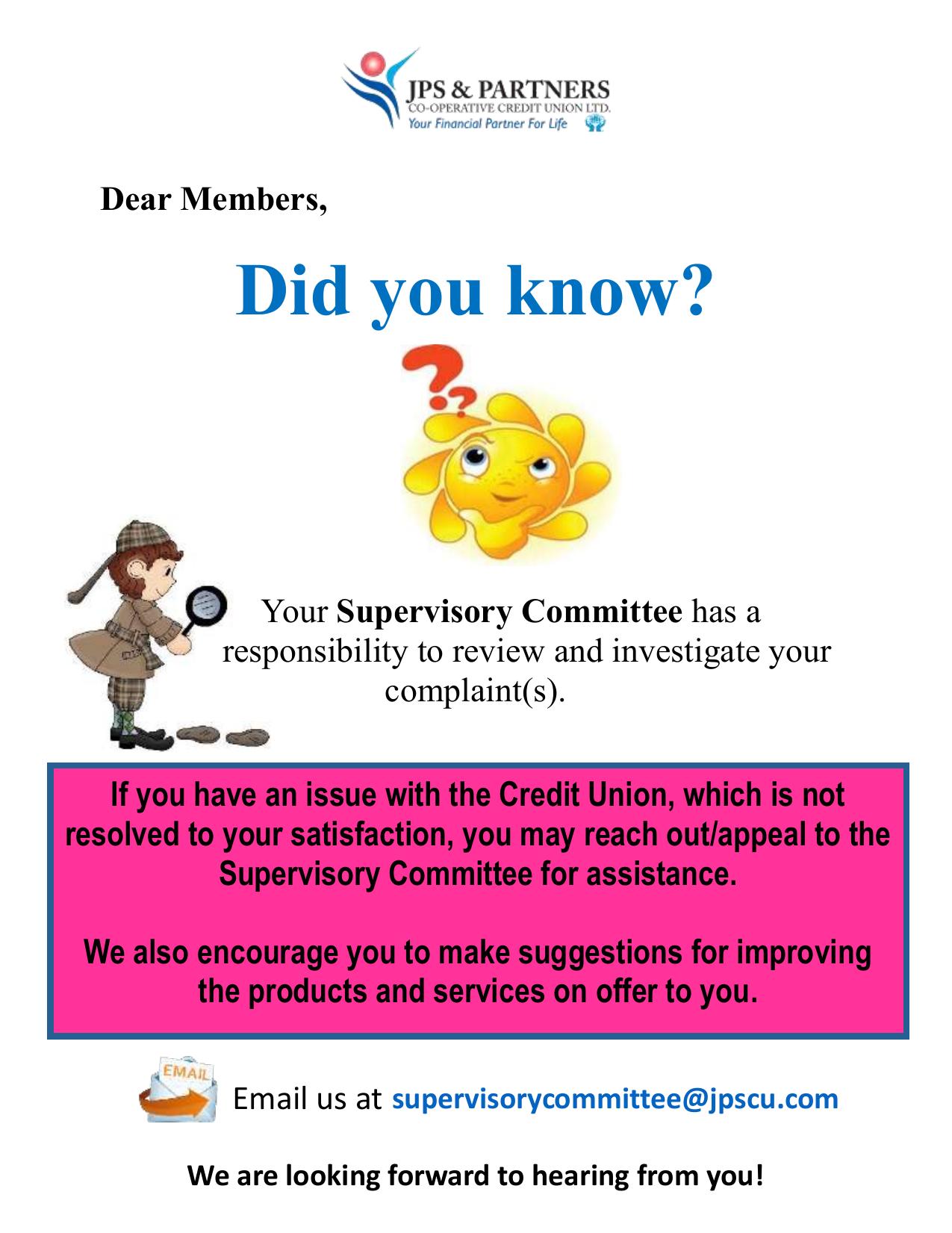 Membership - JPS & Partners Co-operative Credit Union